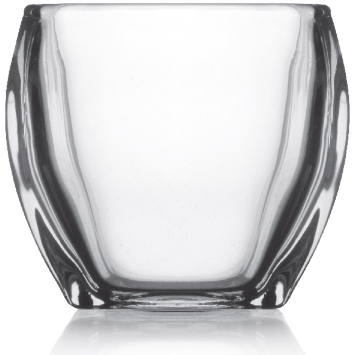 Square Glass Ice Bucket | Bar & Beverage Accessory | Zenan